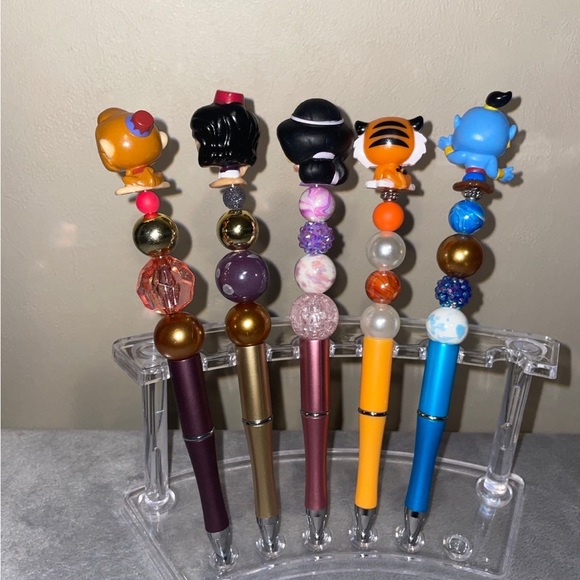 Disney | Office | Doorable Disney Aladdin Beaded Pen 5 Piece Set | Poshmark